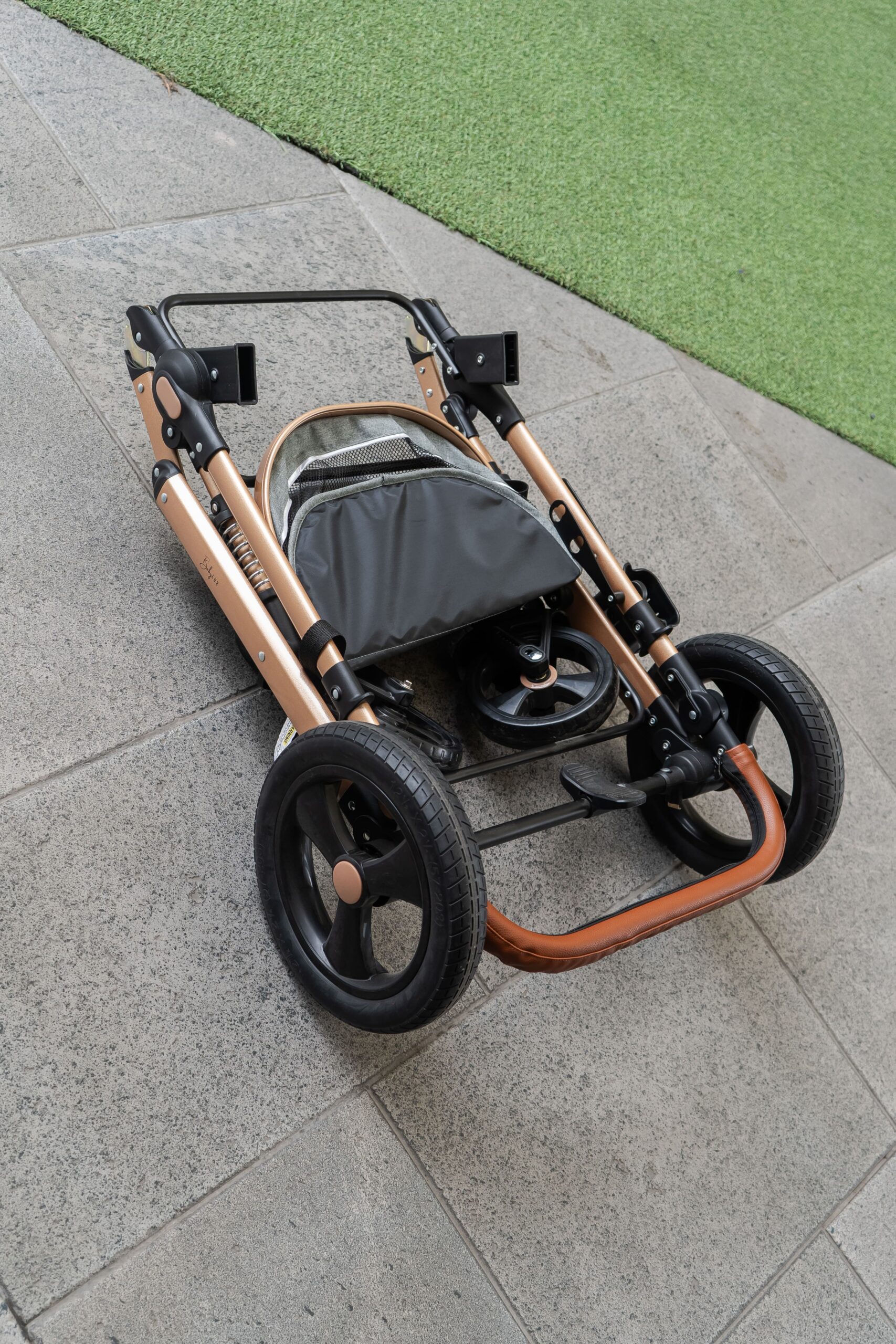 Carriola Baby LUX Gris Gold – Baby Lux México